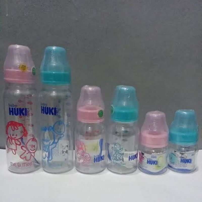 Jual BABY HUKI ORTHO BOTOL SUSU 120ML//HUKI DOT//HUKI PINK//HUKI BIRU ...