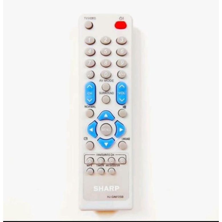 Jual REMOT TV TABUNG SHARP ALEXANDER SLIM/ FLAT GA872SB | Shopee Indonesia