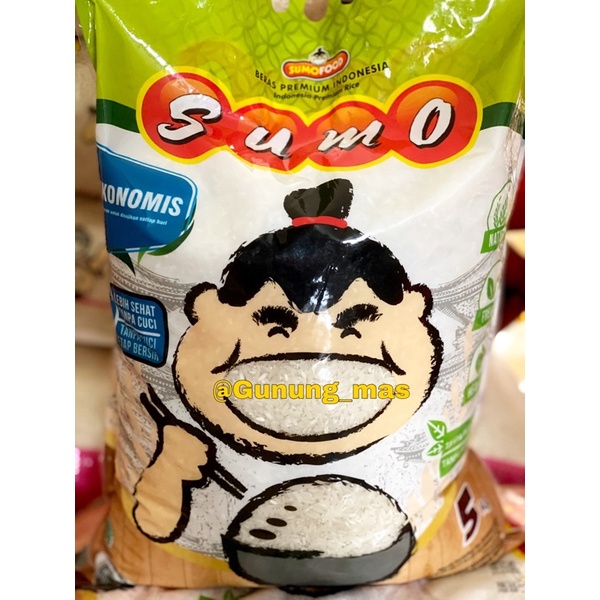 Jual Beras Sumo 5 Kg Kemasan Hijau | Shopee Indonesia