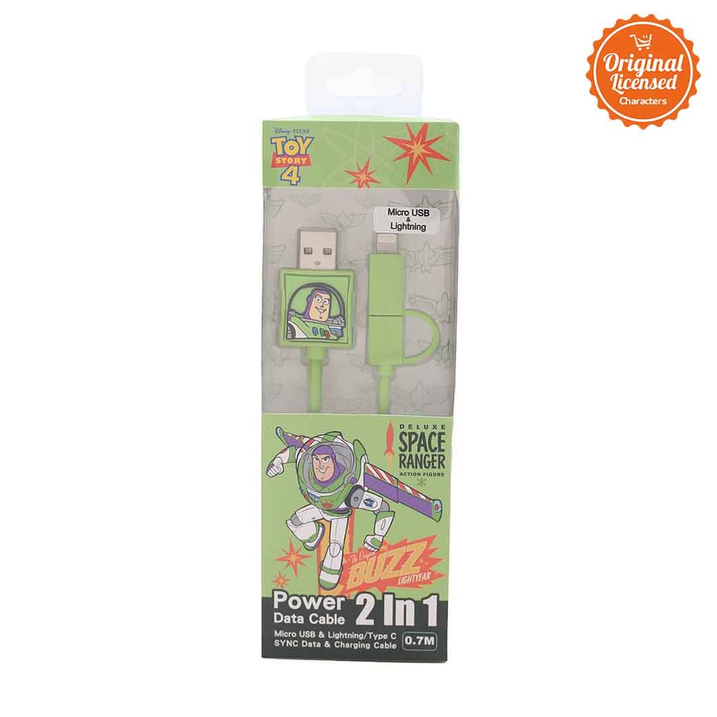 Jual Disney Toys Story 4 Buzz USB Cable Lightning | Shopee Indonesia