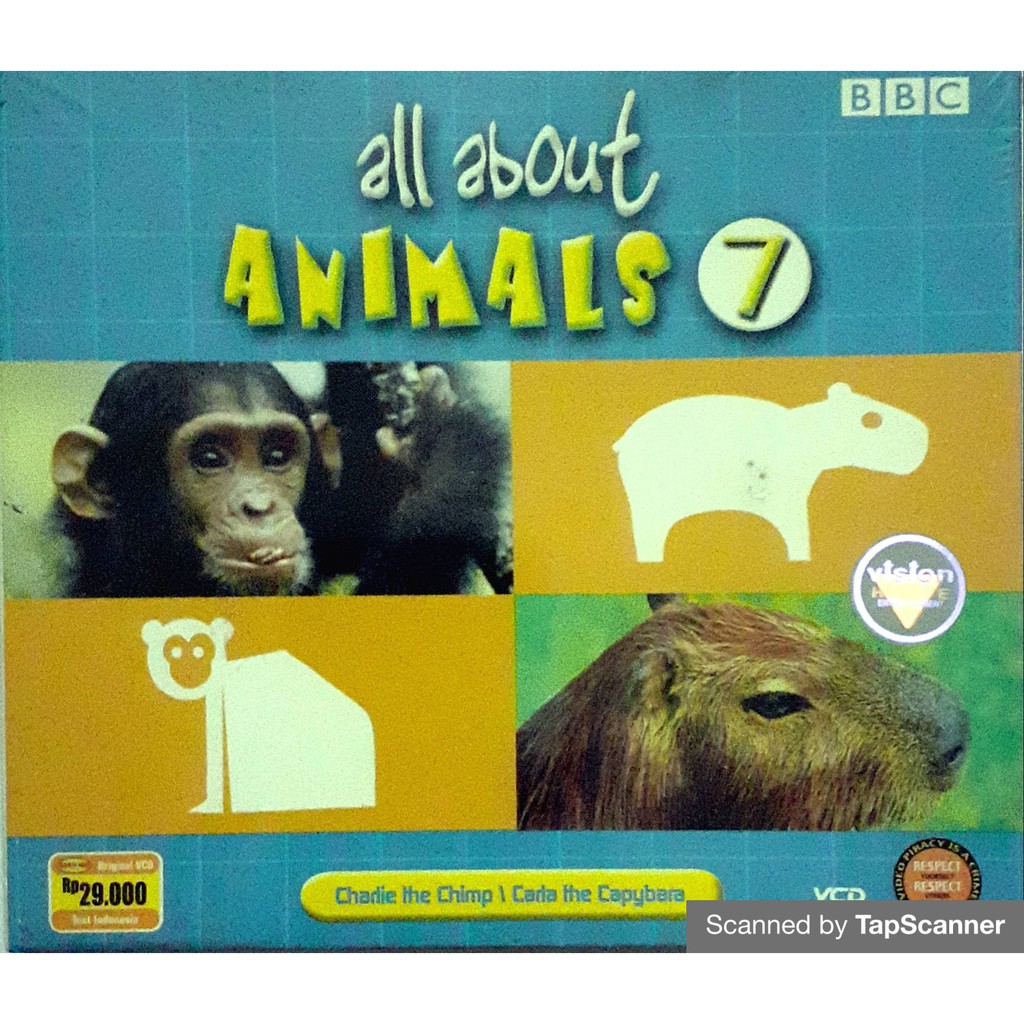 Jual All About Animals 7 : Charlie the Chimp & Carla the Capybara | VCD ...