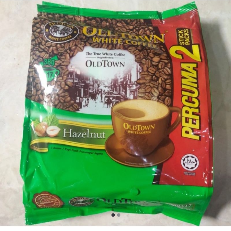 Jual Old Town White Coffee Old Town Malaysia Hazelnut 3 in 1 Kopi 15 sachet | Shopee Indonesia