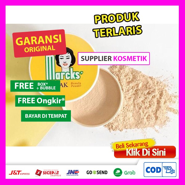 Jual Bedak Marcks Tabur Creme Pink Rose Natural Beige Invisible ...