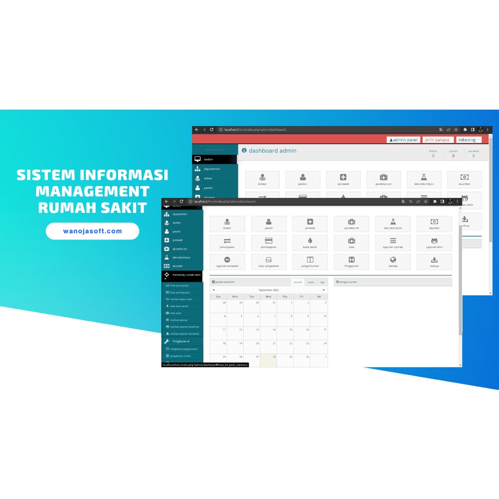 Jual SISTEM INFORMASI MANAGEMENT RUMAH SAKIT (PHP5) | Shopee Indonesia
