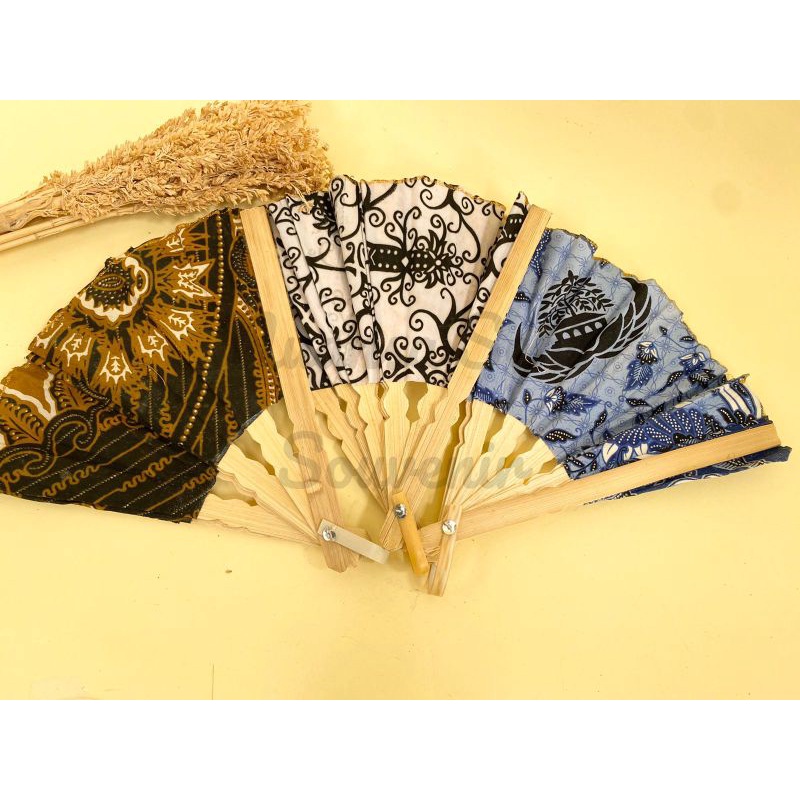 Jual Souvenir Pernikahan Kipas Batik Jumbo Kipas Bambu Besar Kipas ...