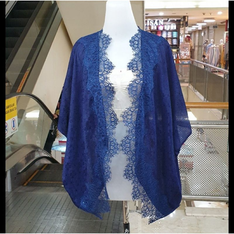Jual KIRIM INSTAN/KAFTAN OUTER LANCE BOLERO KEBAYA/BIRU NAVY DONGKER ...