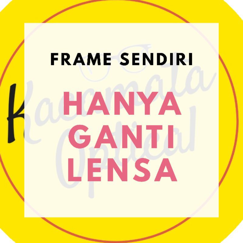 Jual BIAYA PEMASANGAN GANTI LENSA ( FRAME KACAMATA SENDIRI ) | Shopee ...