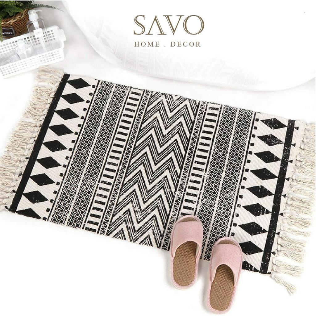 Jual Karpet Rumbai / Bohemian Tassel Rug Carpet Scandinavian gaya Bali ...