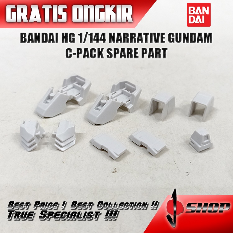 Jual BANDAI HG 1/144 NARRATIVE GUNDAM C-PACK SPARE PART HG244 | Shopee Indonesia
