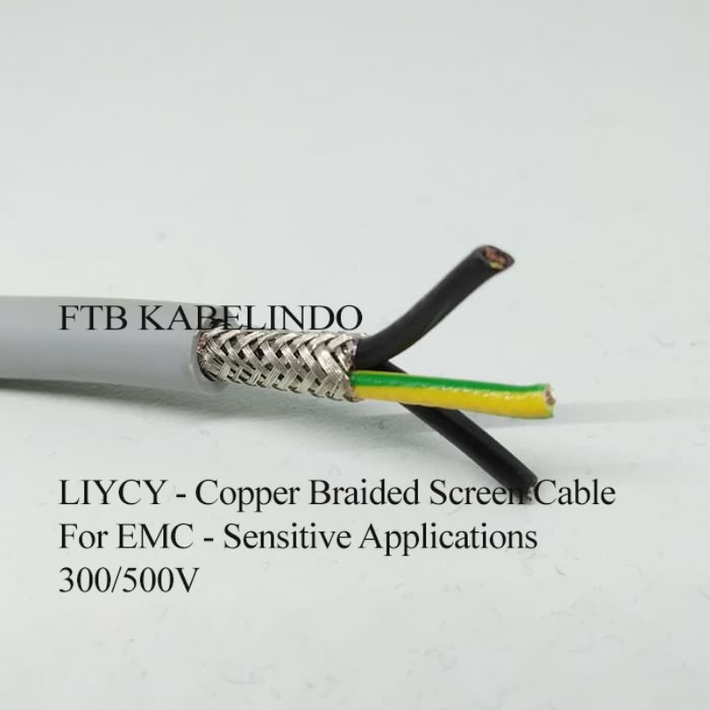 Jual DELTA LIYCY-JZ 3x1.5 Sqmm 300/500V Meteran ( Kabel Screen LIYCY 3x1.5mm 3x1,5mm 3x1,5 ...