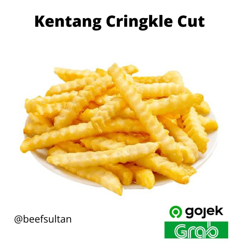 Jual Kentang Goreng Frozen Crinkle Cut 500gr | Kentang Beku Halal ...