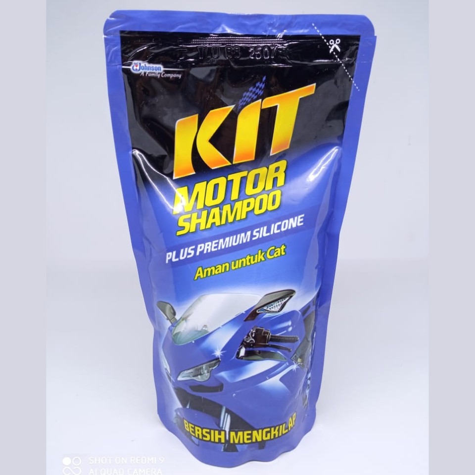 Jual KIT MOTOR SHAMPOO BIRU ll 200ml (POUCH) | Shopee Indonesia