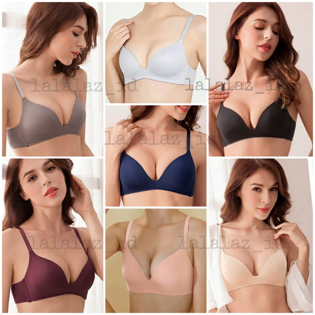 Jual A002 / BRA TANPA KAWAT / BH ANTI NYEPLAK / WIRELESS WIRE FREE / PAKAIAN DALAM WANITA ...