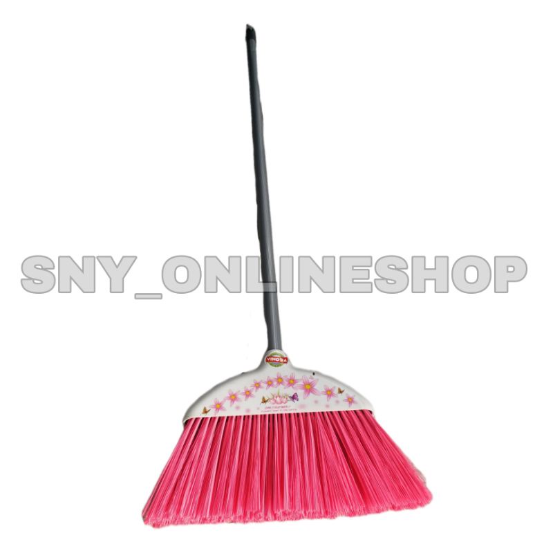 Jual Sapu Lantai / Sapu Nilon / Sapu Pink Plastik Vinoda | Shopee Indonesia