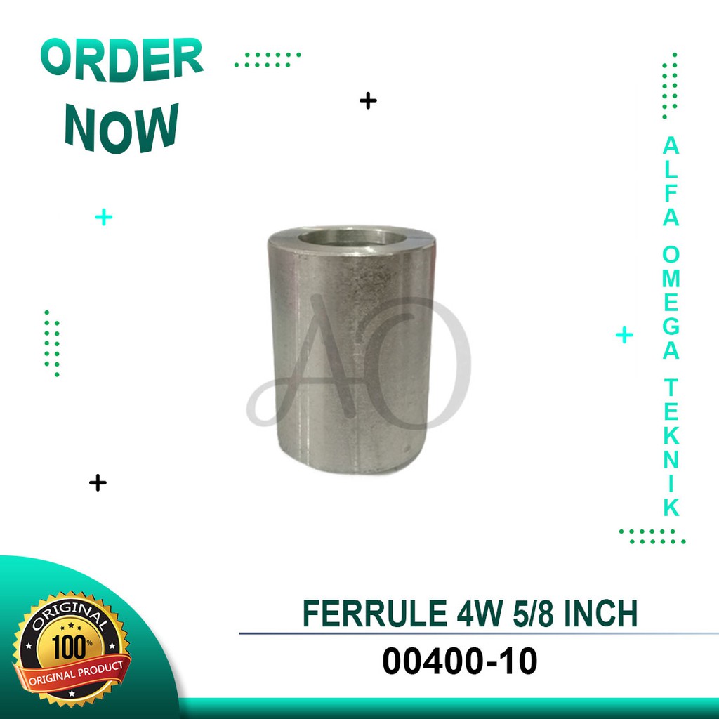 Jual FERRULE SELANG HIDROLIK 5/8 INCH SLEEVE 4W HYDRAULIC HOSE 0400-10 ...