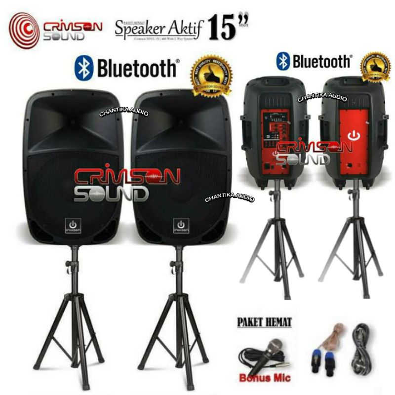 Jual Speaker Aktif pasif 15 inch Original crimson Soul 15 soul15 ...