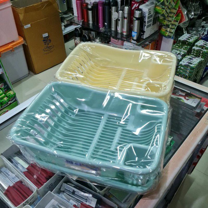 Jual RP-08 Rak Piring Plastik Yoshikawa, Ready Kuning Hijau Pink Biru ...