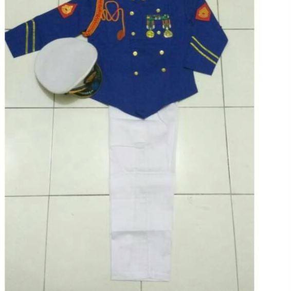 Jual Jangan Dilewatkan!! Baju Seragam Kostum Karnaval Anak Profesi Akademi Angkatan Laut AL ...