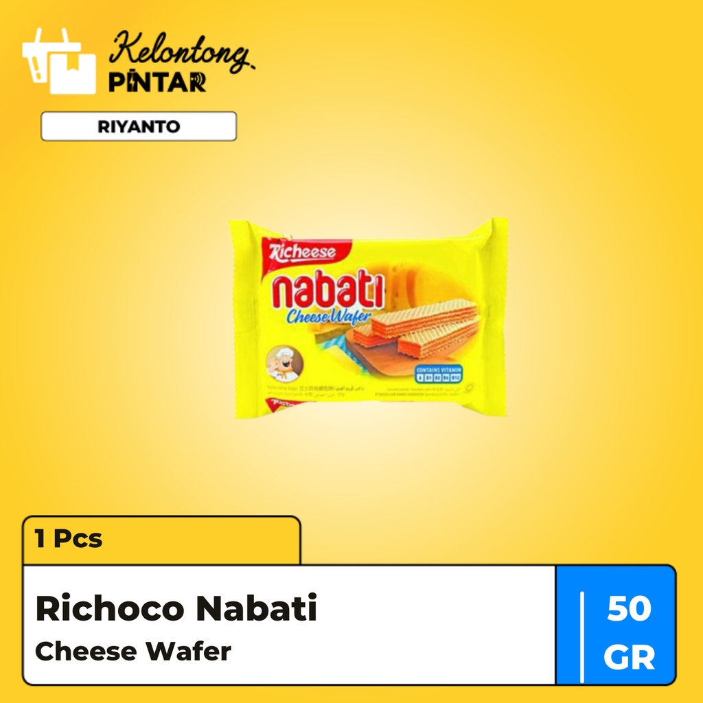 Jual Richeese Nabati Cheese Wafer 50gr | Shopee Indonesia