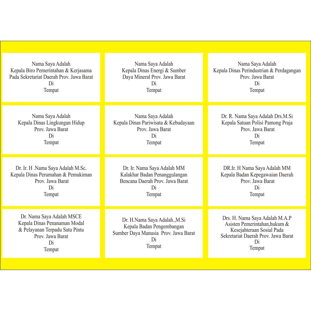 Jual Label Undangan Dengan Nama Dan Alamat | Shopee Indonesia