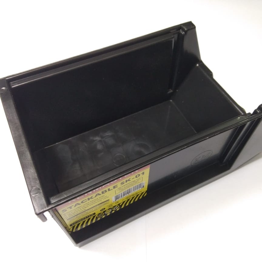 Jual RAUK BAUT HITAM SK01/KOTAK TEMPAT RAK PLASTIK BAUT STACKABLE/KOTAK ...