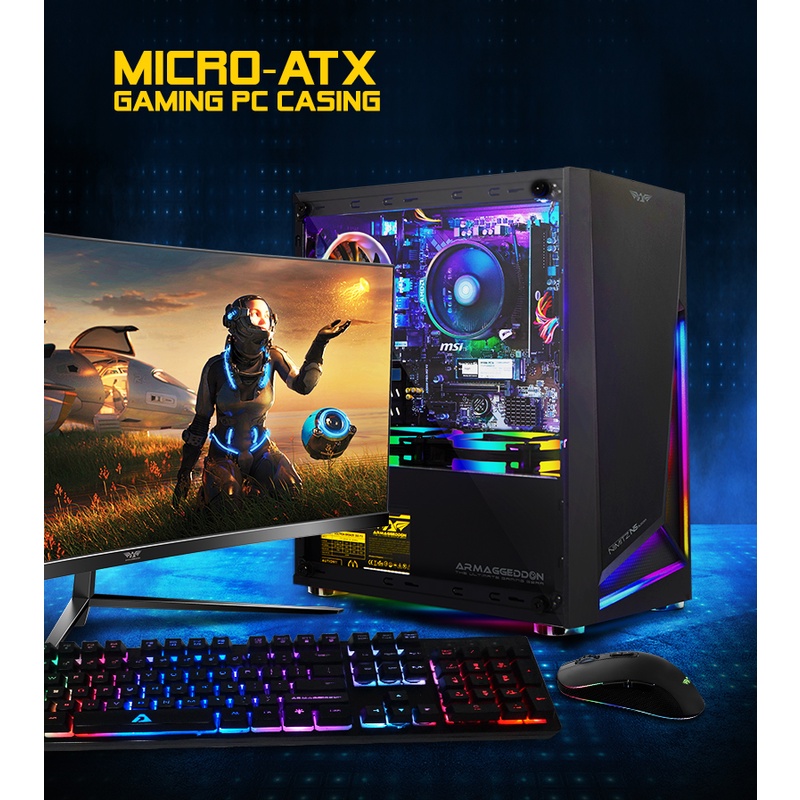 Jual LENGKAP Monitor PC Gaming Intel Core i7 3770/GTX 1050Ti/RAM 16GB/SSD Gaming & Editing ...