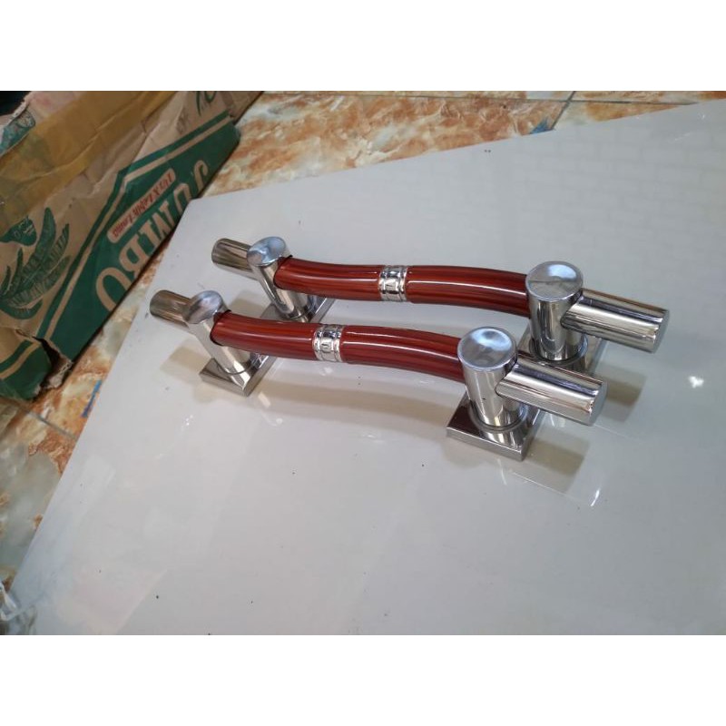 Jual handle pintu rumah hotel apartemen model lingkar gelombang 45 cm ...