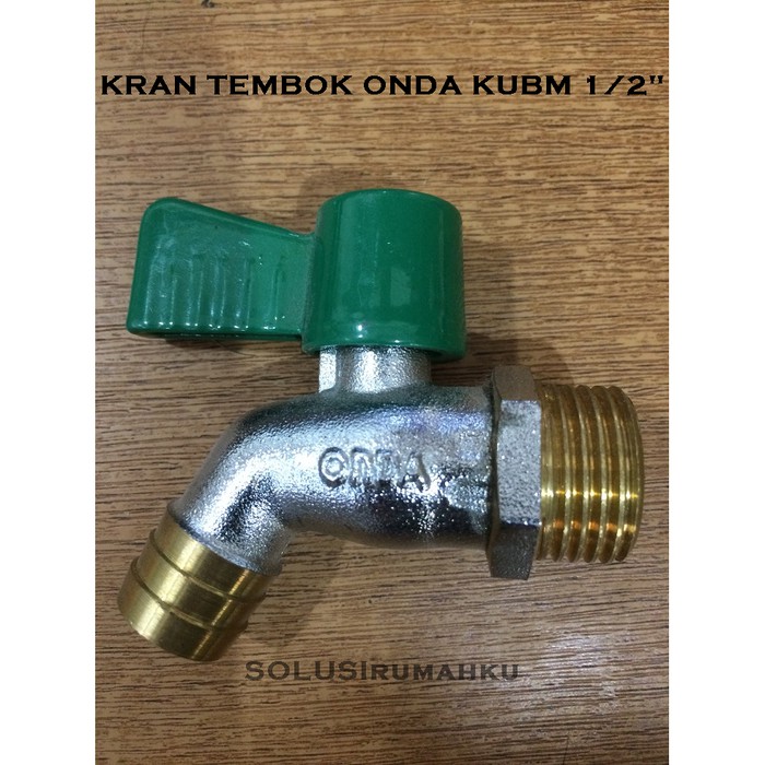 Jual ONDA KRAN KUBM 1/2" DRAT KUNINGAN CEBOL KERAN TAMAN KAMAR MANDI ...