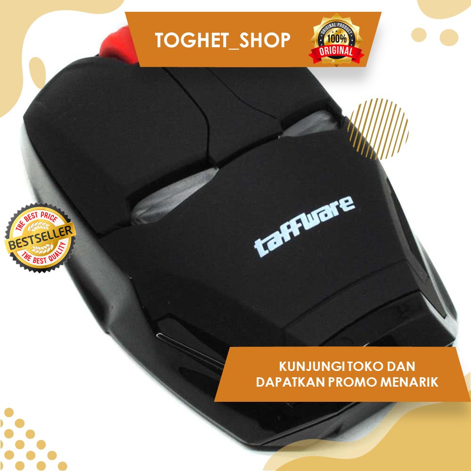 Jual Mouse Tanpa Kabel Mouse Wireless Model Unik Optical Iron Man ...
