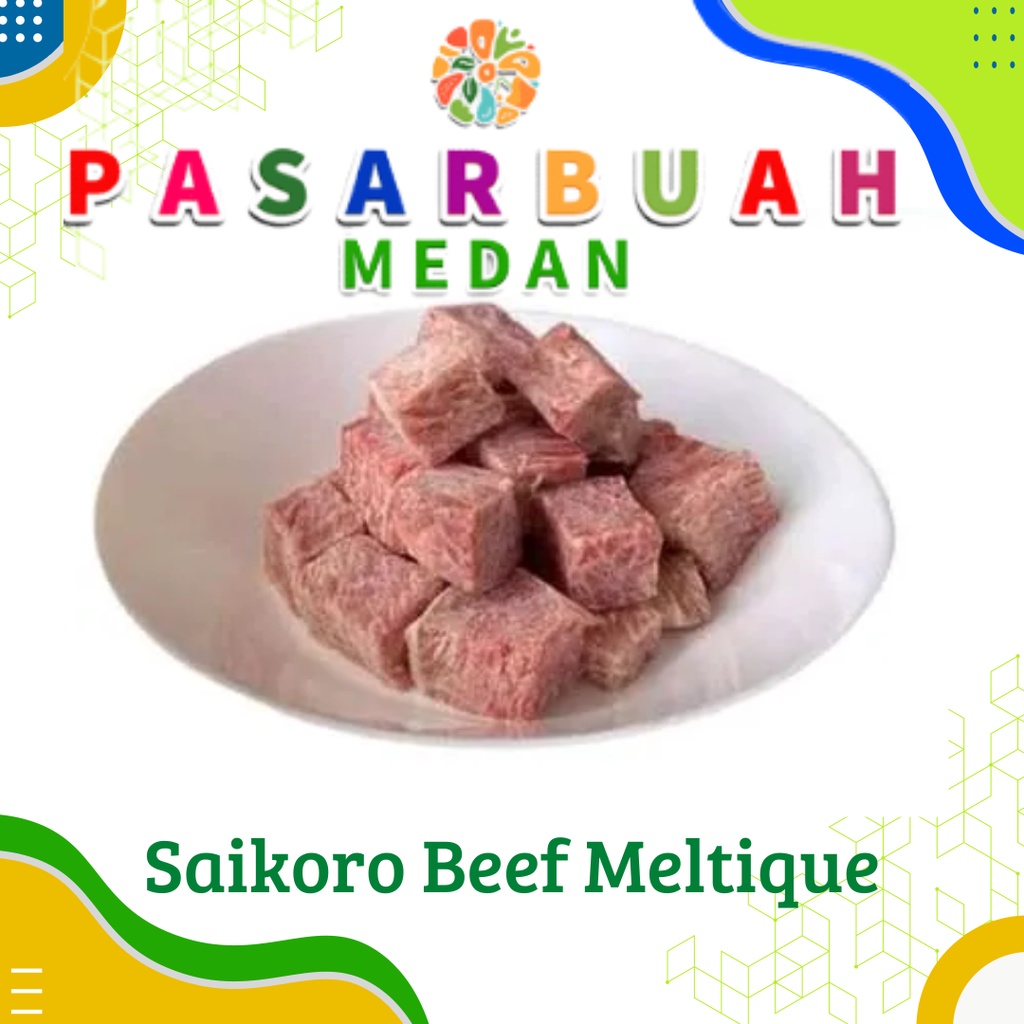 Jual Distributor SAIKORO BEEF MELTIQUE CUBES STEAK 2cm x 2cm Pack 250 ...