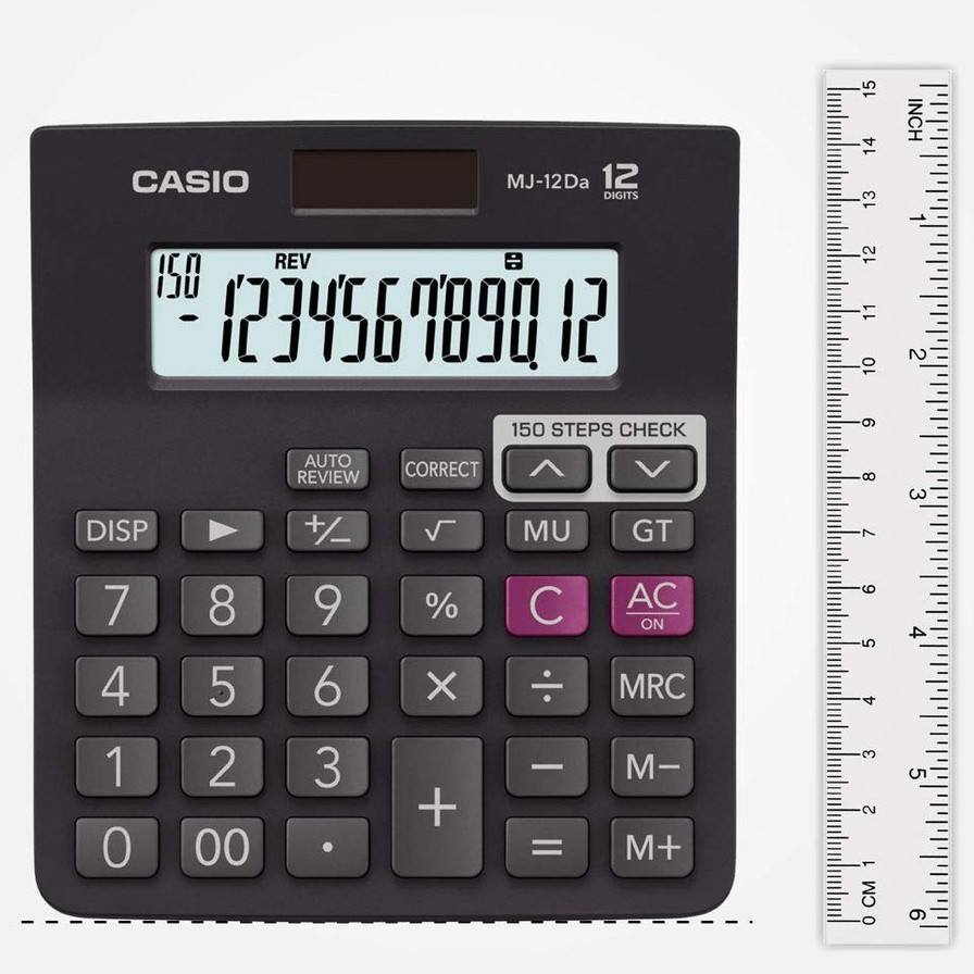Jual KALKULATOR CASIO MJ 12Da ORIGINAL - 12 DIGIT - CHECK AND CORRECT - 2 POWER - KALKULATOR ...