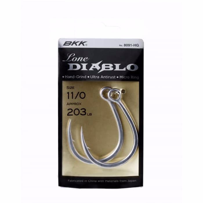 Jual BKK LONE DIABLO INLINE HOOK 8091-5X-HG | Shopee Indonesia