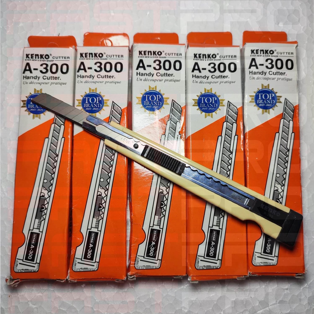 Jual Pisau Cutter KENKO A300 Kecil Murah Tajam Cutting Knife Piso ...