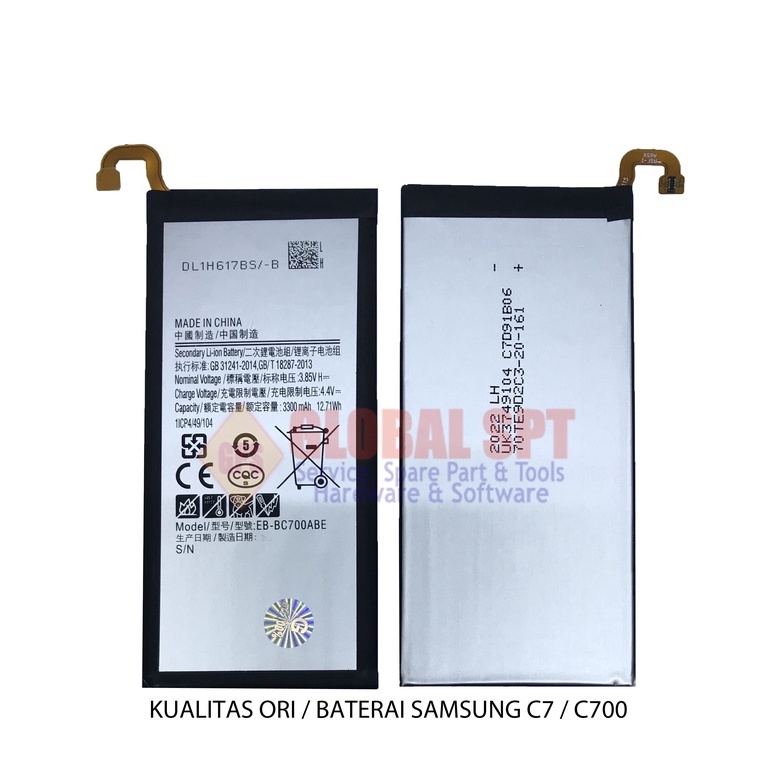 Jual KUALITAS ORI / BATERAI SAMSUNG C7 / BATRE C700 / BATERE | Shopee ...