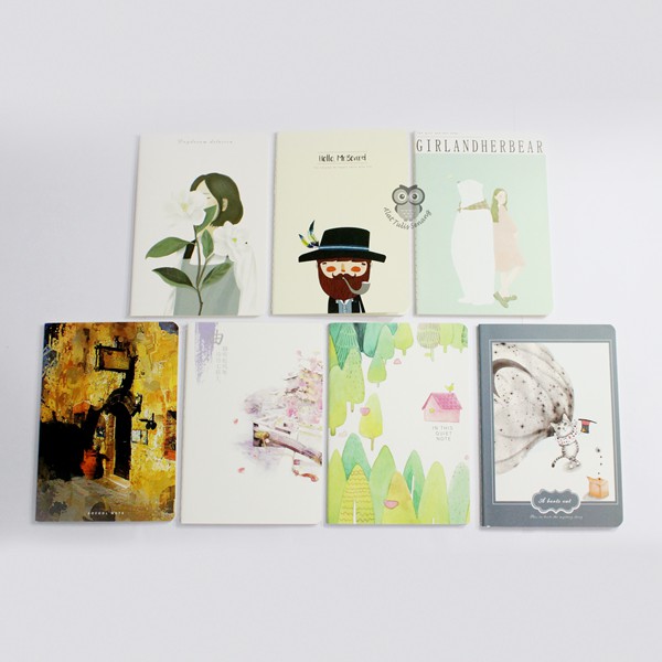 Jual Buku Tulis A5 Mr. Beard, Kecapi, Girl Bunga | Shopee Indonesia