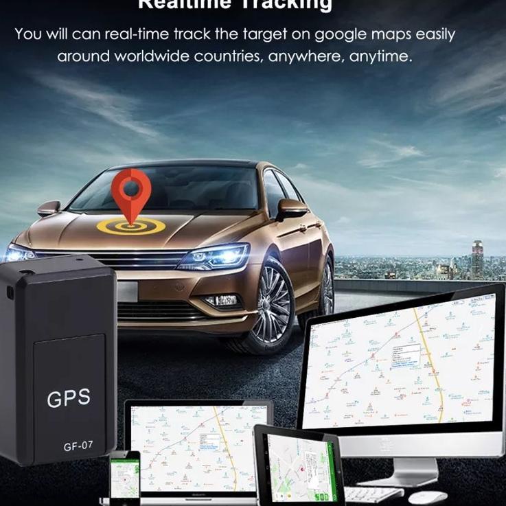 Jual See Here--Mini GPS Tracker GF-07 Alat Pelacak Lokasi Mobil Motor ...