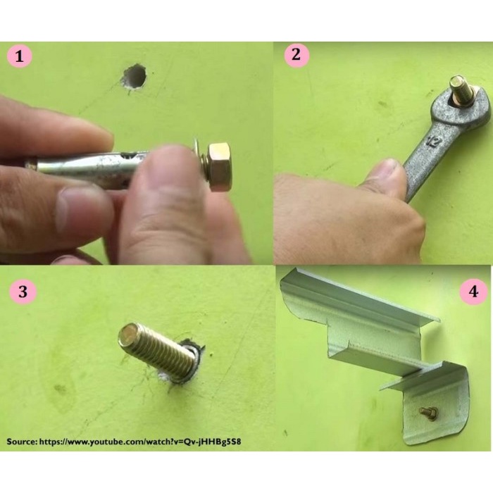 Jual e4701ff Dinabolt M10 / Baut Dynabolt 10 Cm / Baut Bracket / Skrup ...