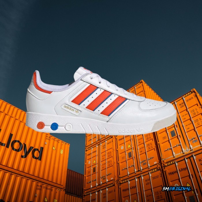 Jual Adidas G.S Grand Slam Cloud White Orange Blue Rush ORIGINAL GX9448 ...