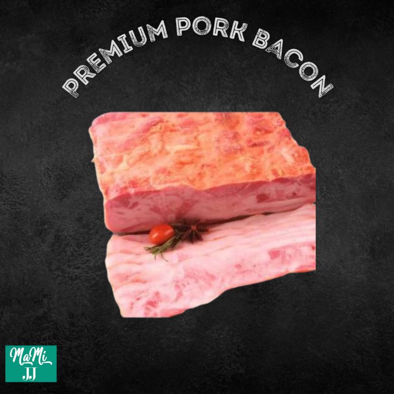 Jual Premium Pork Bacon Bali/Smoked/1kg&500gr(Gojek/Grab/Next Day ...