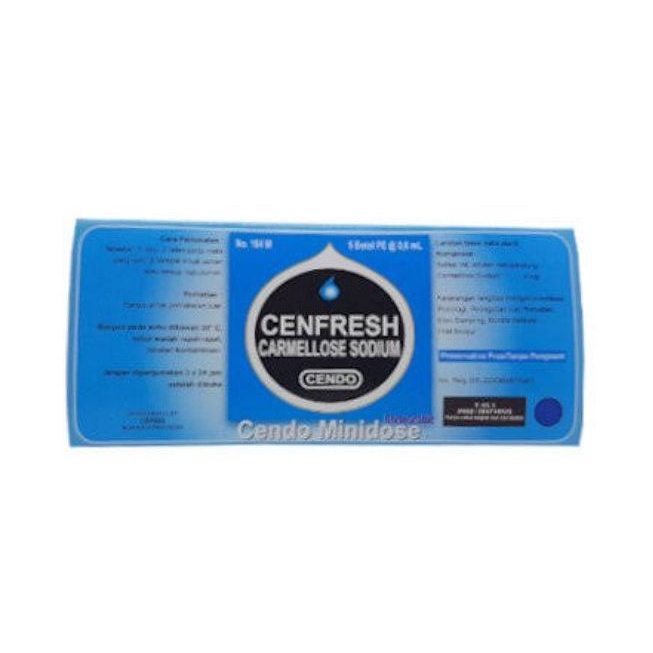 Jual cendo cenfresh mini dose minidose tetes mata eye drop MD 5 botol ...
