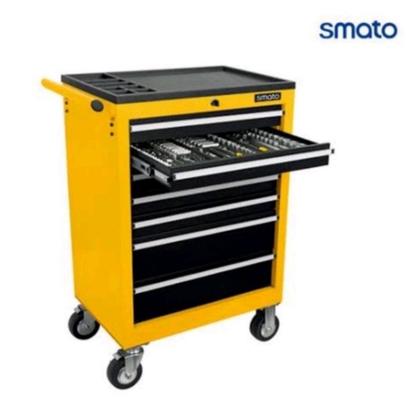 Jual toolkit set isi 221 pcs tool box isi lengkap tool trolley tempat penyimpanan perkakas plus ...