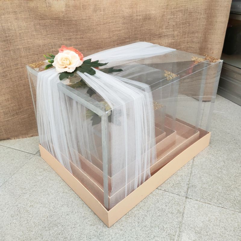 Jual Box seserahan / box hantaran / box hantaran pernikahan isi 3-4 BOX ...