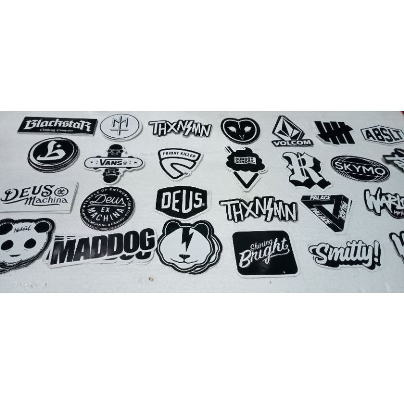 Jual STIKER Distro hitam putih | Shopee Indonesia