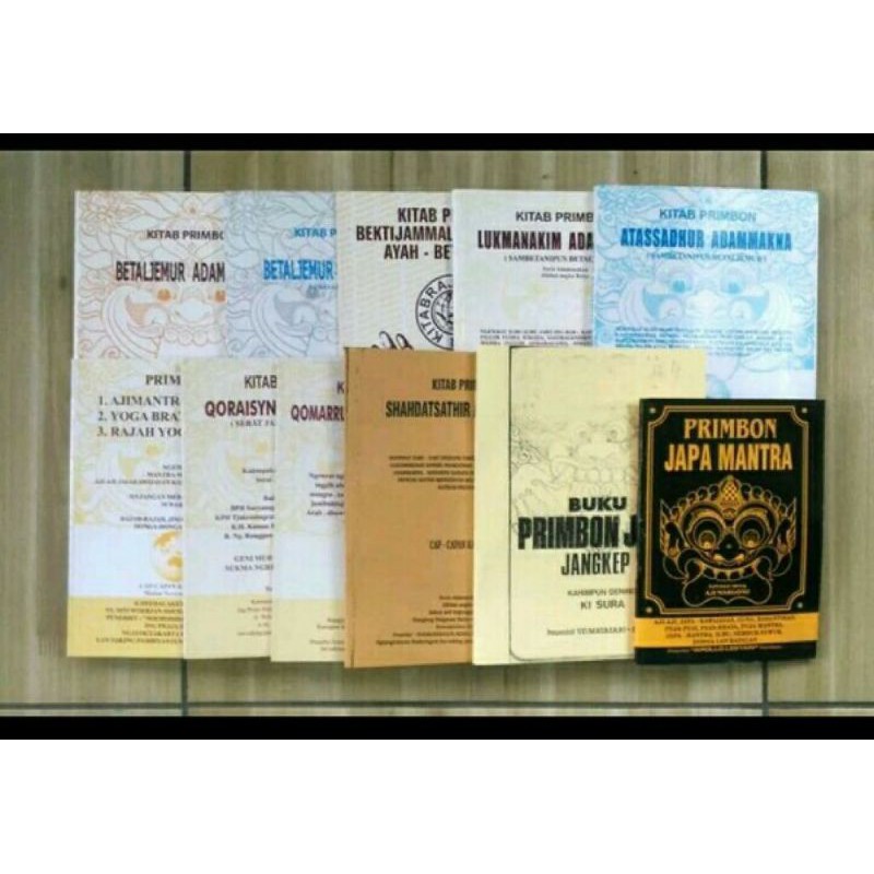 Jual Paket 10 Buku Primbon Jawa | Shopee Indonesia