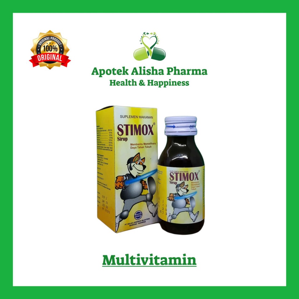 Jual Stimox Sirup 60ml - Stimok Syrup Suplemen Tumbuh Kembang / Daya ...