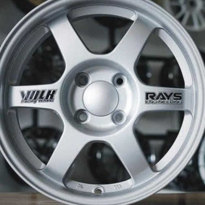 Jual cutting sticker velg Volk Racing Rays engineering / stiker mobil ...