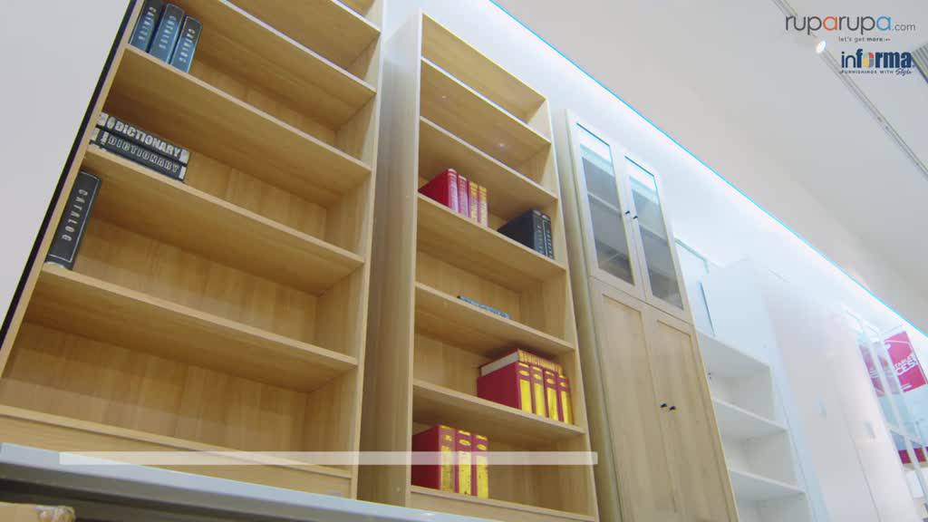 Jual Informa Pablo Rak Buku 6 Tingkat - Putih Bookshelf Books Storage ...