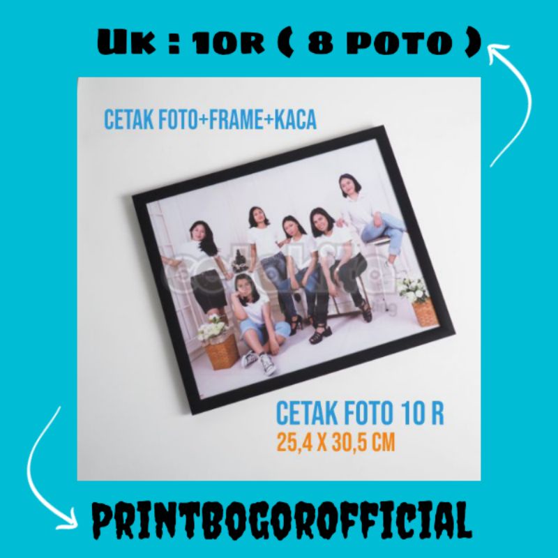Jual [ PROSES 1 HARI ] Cetak poto polaroid ukuran 10r ( 8 poto) | Shopee Indonesia