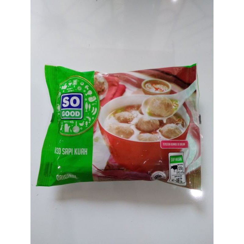 Jual So Good Bakso Sapi Kuah 120gr | Shopee Indonesia