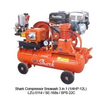 Jual Shark Compressor / Kompressor Angin Snow Wash 3 in 1 ( 1/4Hp -12 L ...